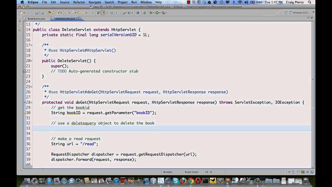 Deleting a Database Record from a Java Web Application