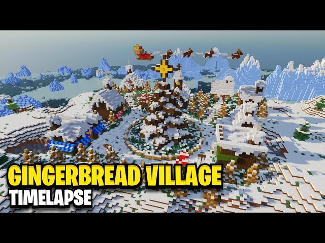 Christmas Gingerbread Village! Minecraft Map