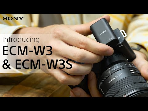 Introducing the Sony ECM-W3 / ECM-W3S Wireless Microphone System