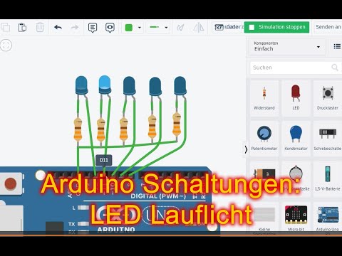 Arduino Schaltungen #2 : LED Lauflicht | Shelvin – Elektronik ...