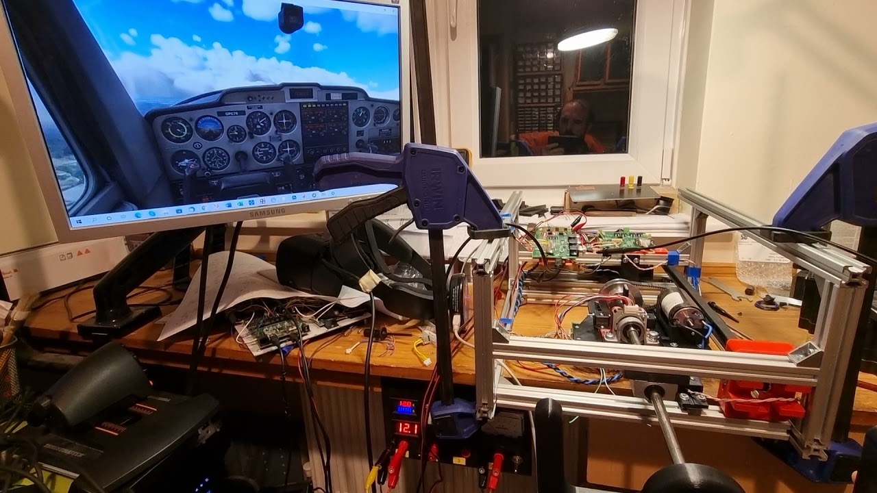 Force Feedback Yoke project - #269 by JCSLOVE - Home Cockpit Builders - Microsoft Flight ...