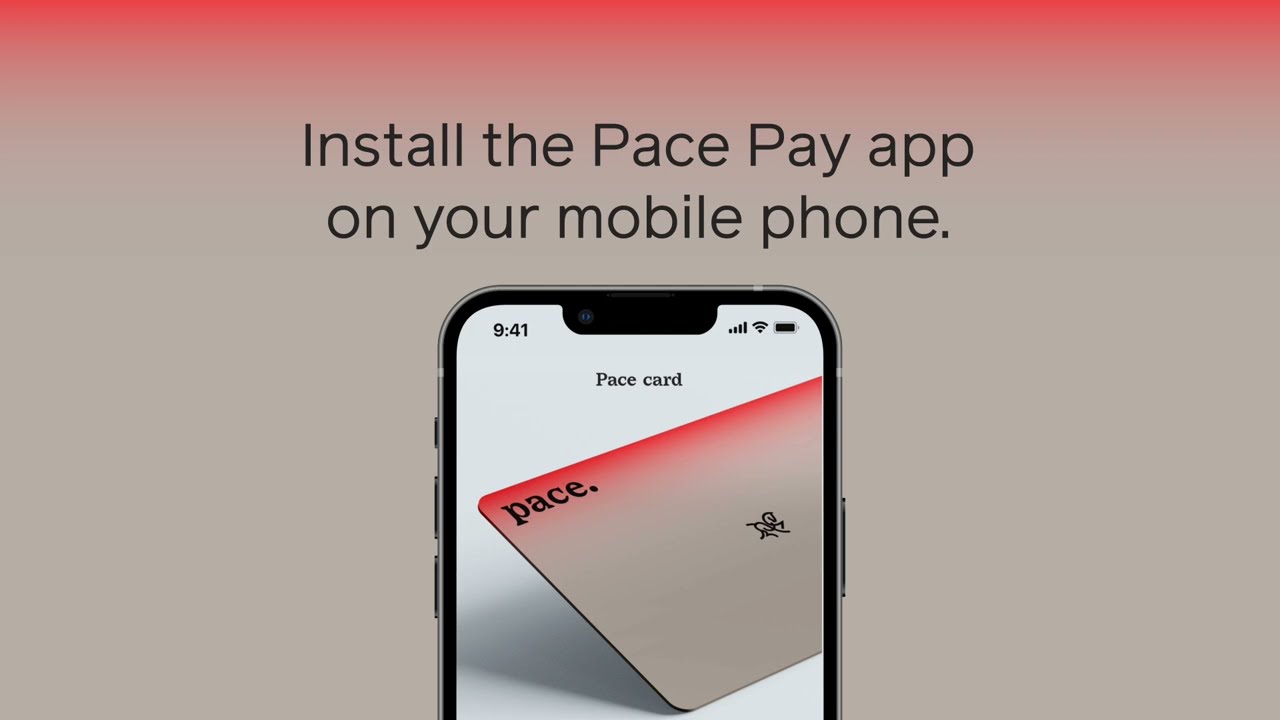 Pace Card - setting up and using your account