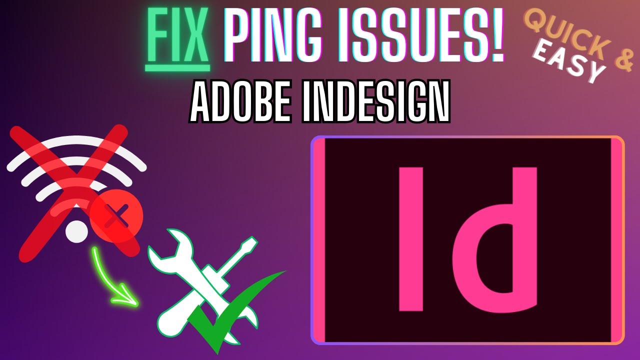 Adobe InDesign Connection Fix – Solve Sync, Cloud & Server Issues