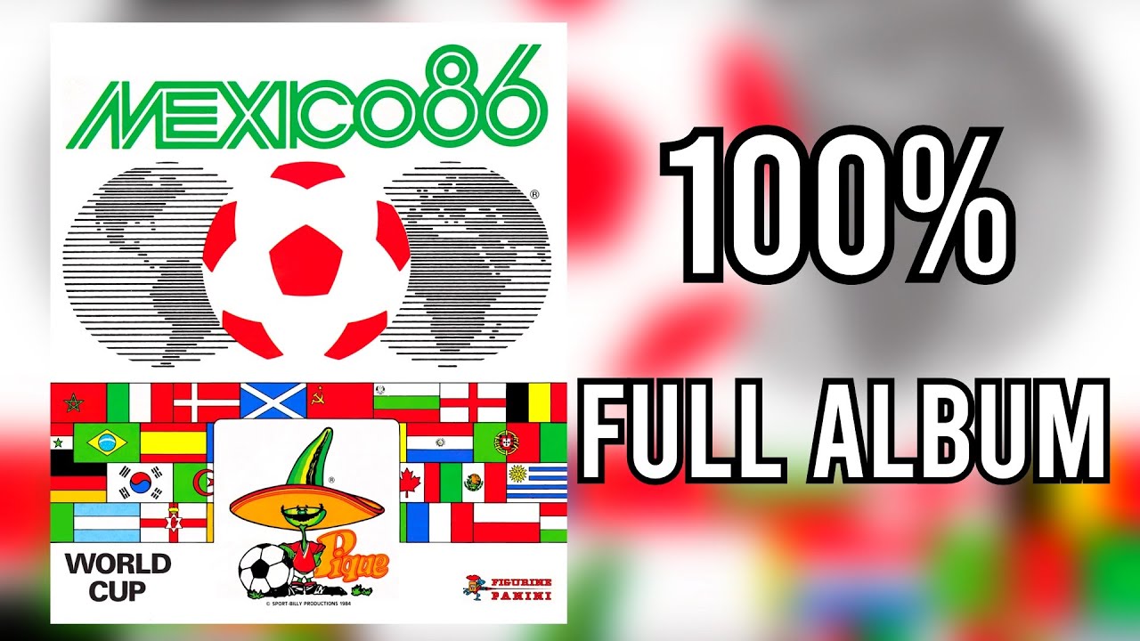 Panini Full Sticker Album FIFA World Cup Mexico 1986 100% - COMPLETE, LLENO, COMPLETO, ЗАПОЛНЕННЫЙ