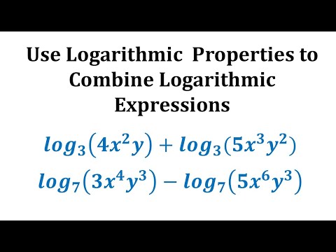 Ex: Combine a Sum and Difference of Two Logarithms | Math Help from ...