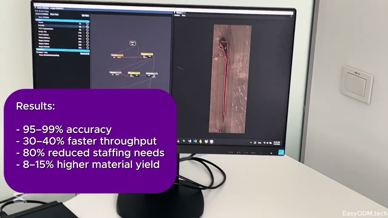 AI Wood Flooring Inspection – Detecting Defects with 95–99% Accuracy Inline