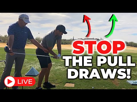 Solving Pull Draw With Two Tour Players | Golf Lesson LIVE (Part 1)