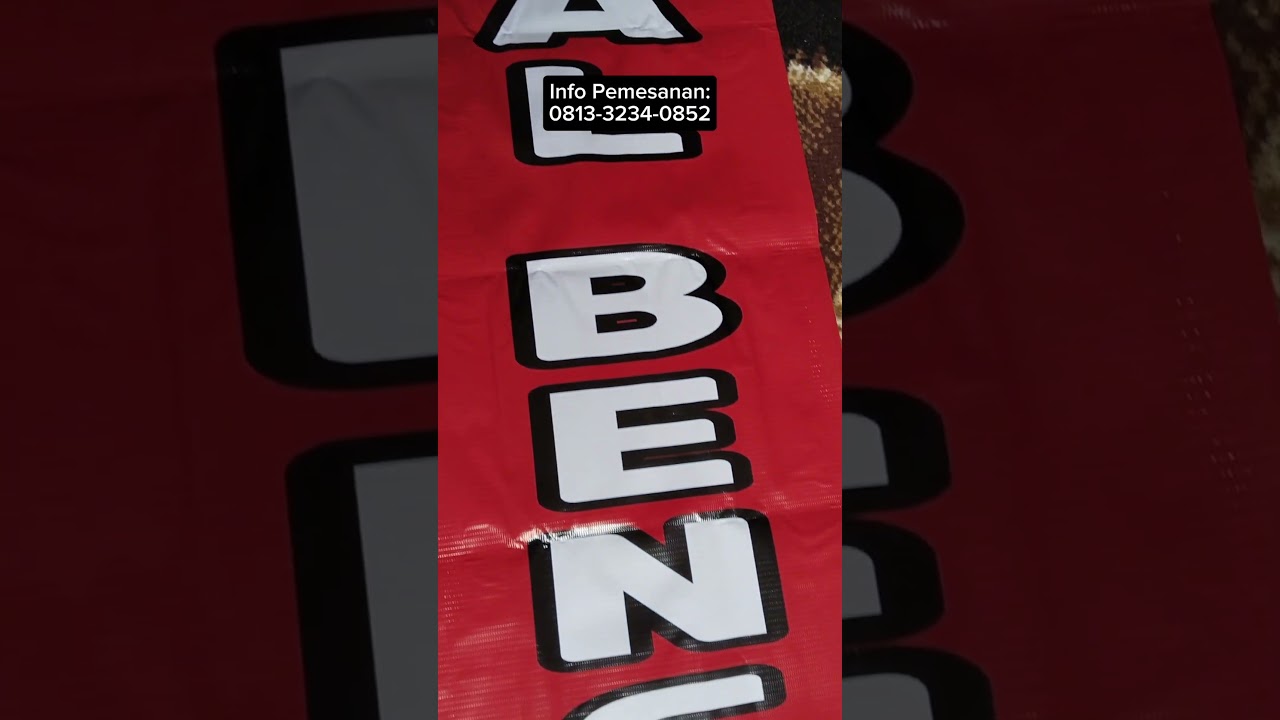 SPANDUK JUAL BENSIN BISA CUSTOM HARGA MURAH #shorts