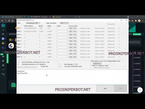 PANCAKESWAP Free Sniping Bot - DEXTOOLS BOT - UNISWAP BOT