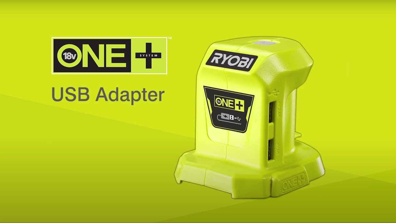 Ryobi R18USB-0 18V ONE+ USB Adapter – Tool Only