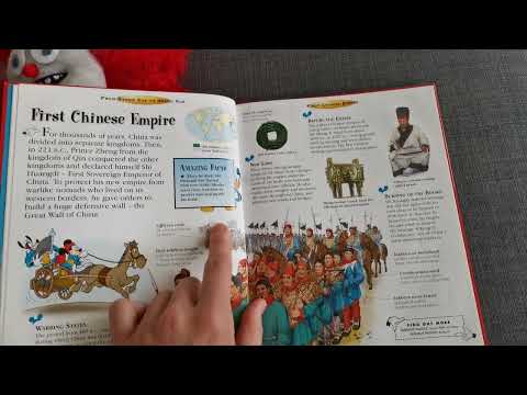 Disney's Wonderful World of Knowledge from stone age to space age, Reading books for children...