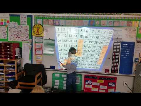 100 chart guess the missing numbers game