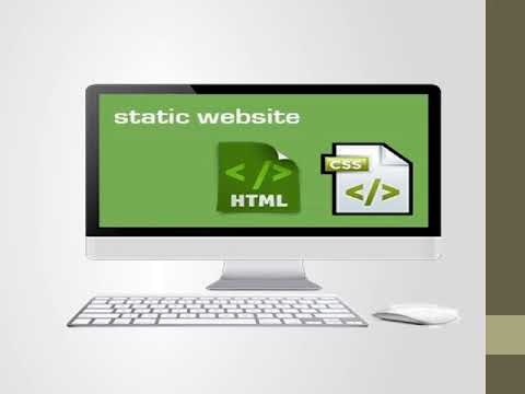 What is difference between dynamic & static websites