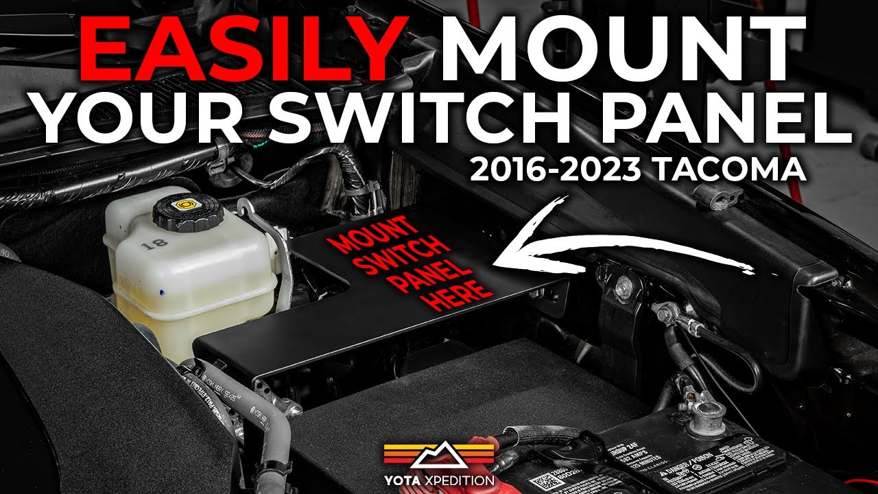 The BEST Way To Mount A Switch Panel In Your Tacoma! 2016-2023