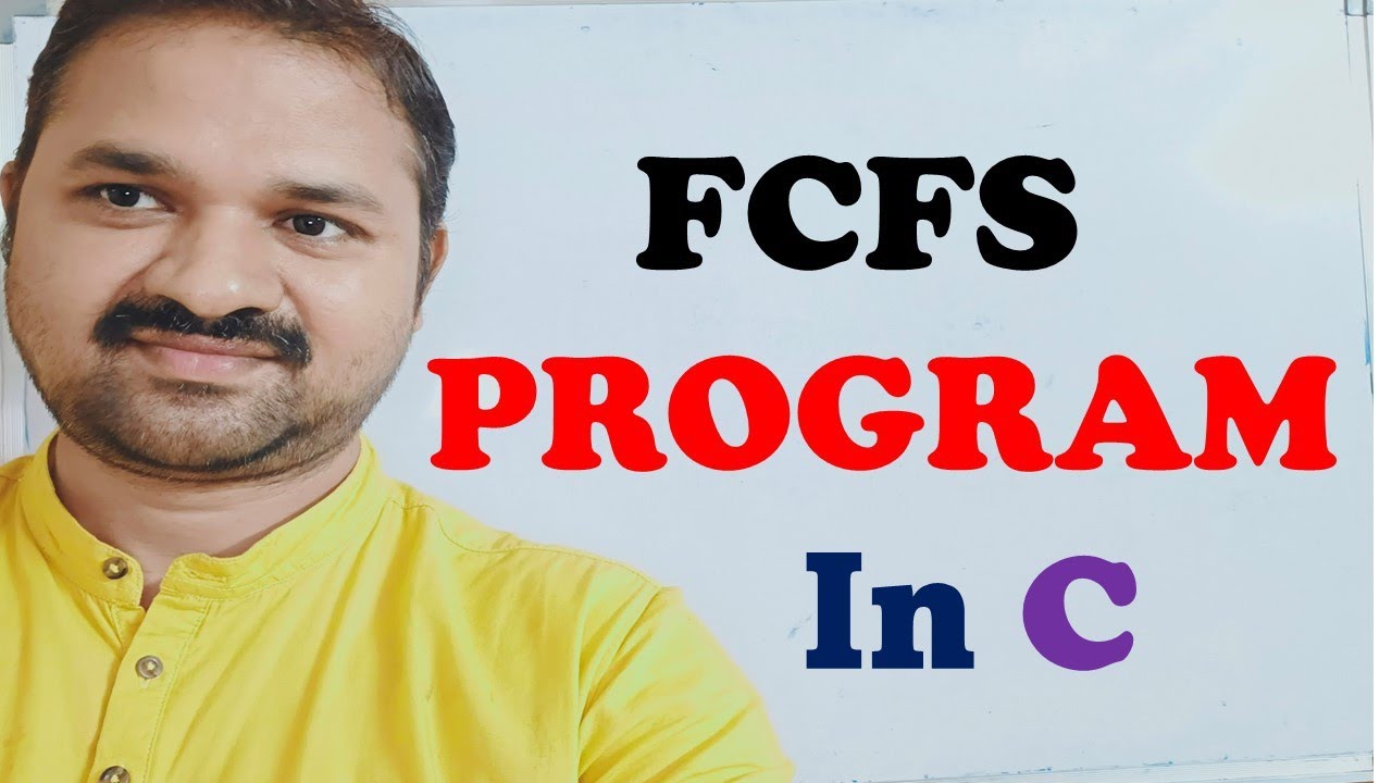 FCFS Program in C language || Operating Systems lab || OS lab || Scheduling Algorithms lab