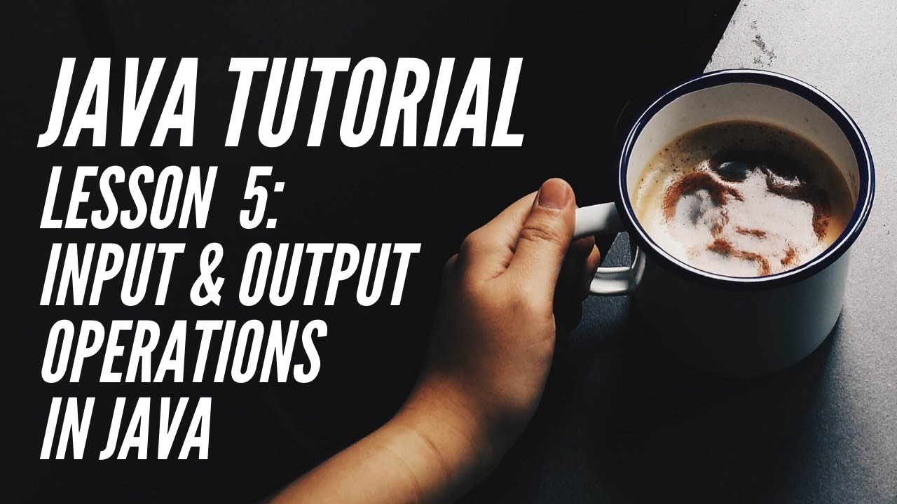 JAVA Tutorial Lesson 5 - INPUT/OUTPUT with CALCULATIONS
