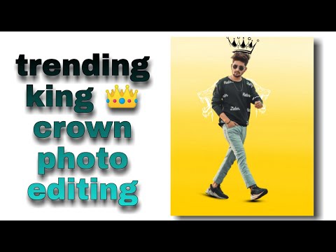 Trending king 👑 crown photo editing || picsart photo editing 🔥 || #shorts #chotu_edit_04