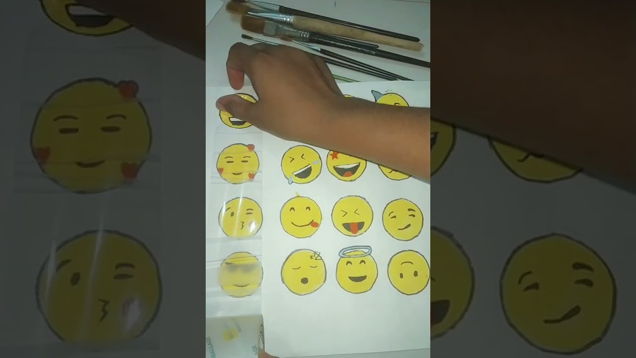 DIY Emoji Stickers 😱 #Shorts #Subscribe #Like #Comments & Share