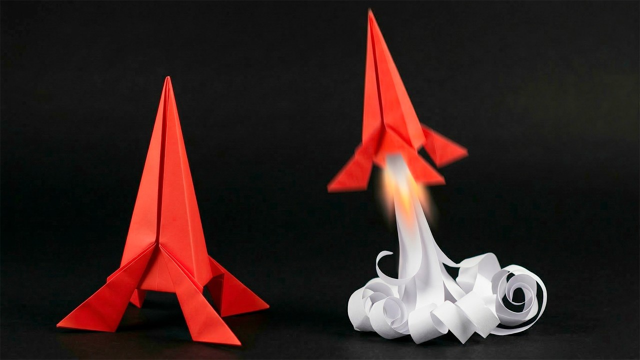 How to Make a Paper Rocket that REALLY FLIES!
