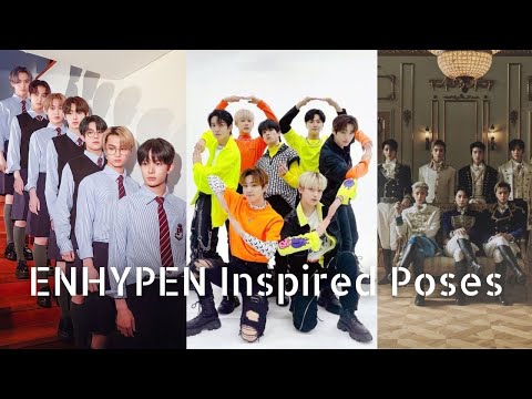 Enhypen Inspired Photo Ideas|| Kpop Poses|| Friends Group Poses(Male) || Photography || Aesthetic.