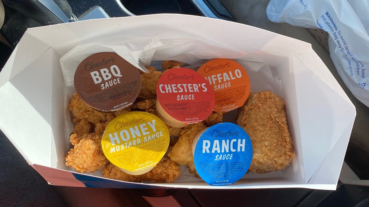 Chester’s Chicken 5 New Sauces Review: Chester Sauce, Ranch, BBQ, Honey Mustard, and Buffalo
