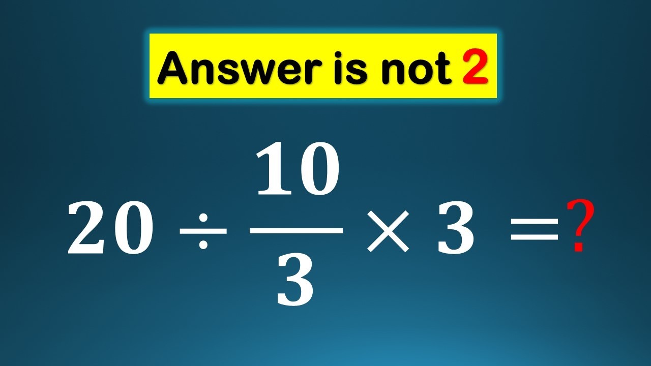 Most People Get This Math Problem Wrong | KFC & PEMDAS