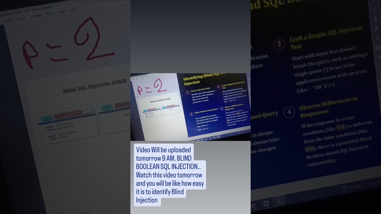 Blind Boolean SQL injection