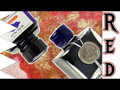 J Herbin 1670 Anniversary Rouge Hematite Fountain Pen Ink #fountainpenink #fountainpens