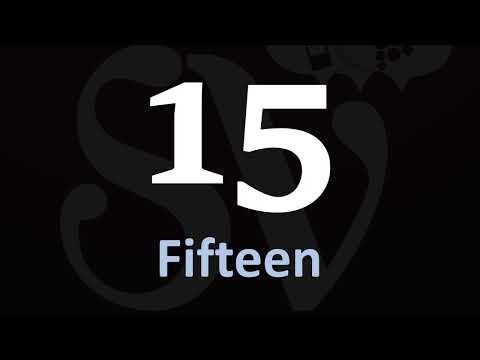 How to Pronounce 15 (Number Fifteen)