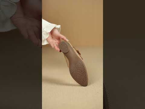 Elegant mixed materials block heel soft lambskin perforated details beige off-white women's shoes