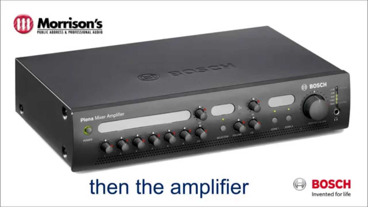 Bosch Speaker Paging PA System