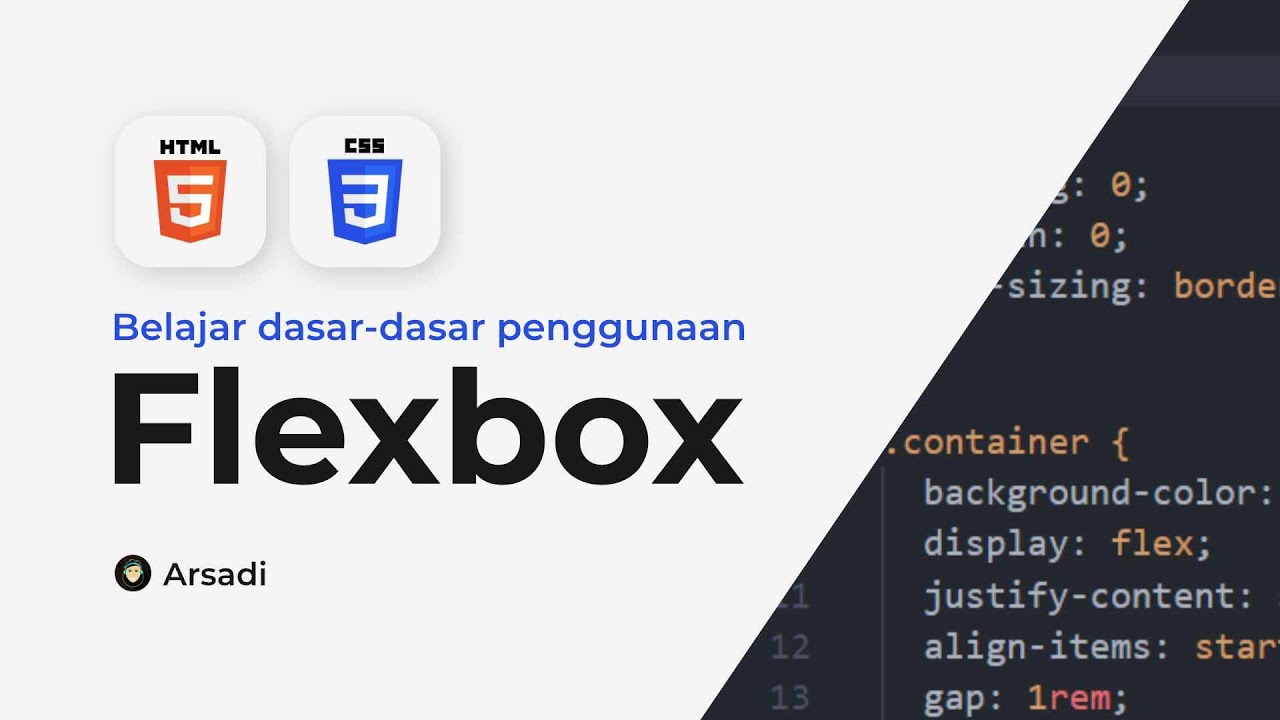 Cara Menggunakan Flexbox - CSS Dasar