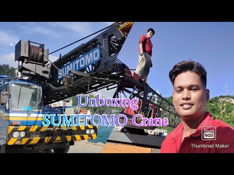 UNBOXING SUMITOMO CRANE NEW UNIT..hitachi sumitomo