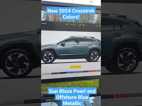 New 2024 Crosstrek Colors!