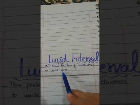 What Is Lucid Interval?||Lucid Interval ||Neurological Terms||Zeenad Learning Hub||#lucidinterval