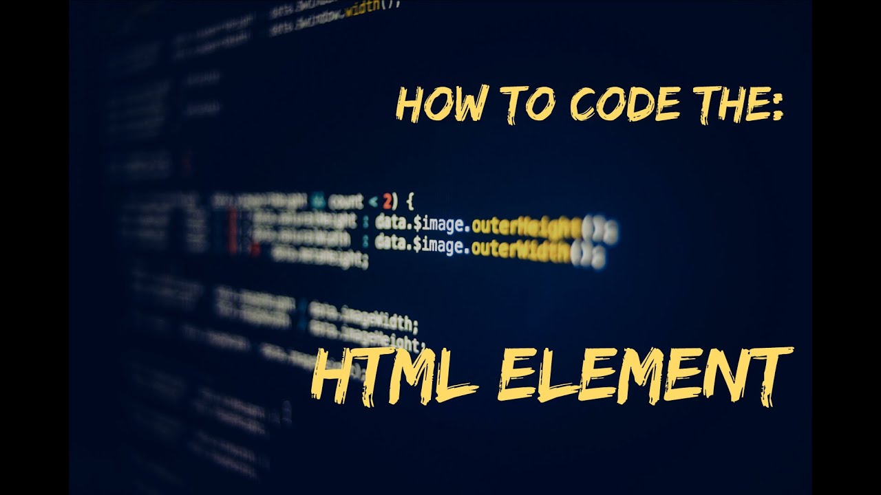 How To Code The HTML Element In Notepad ++