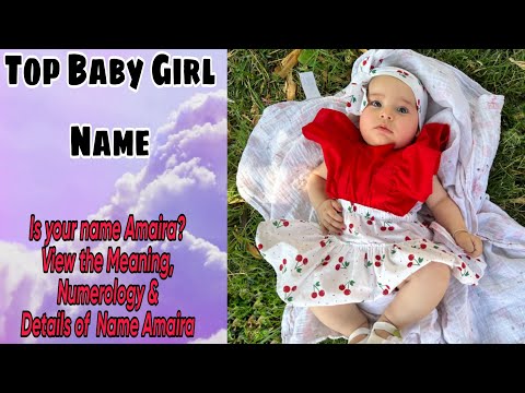Trending baby girl name with Meaning/Amaira name Meaning/Islamic baby girl name/unique baby name