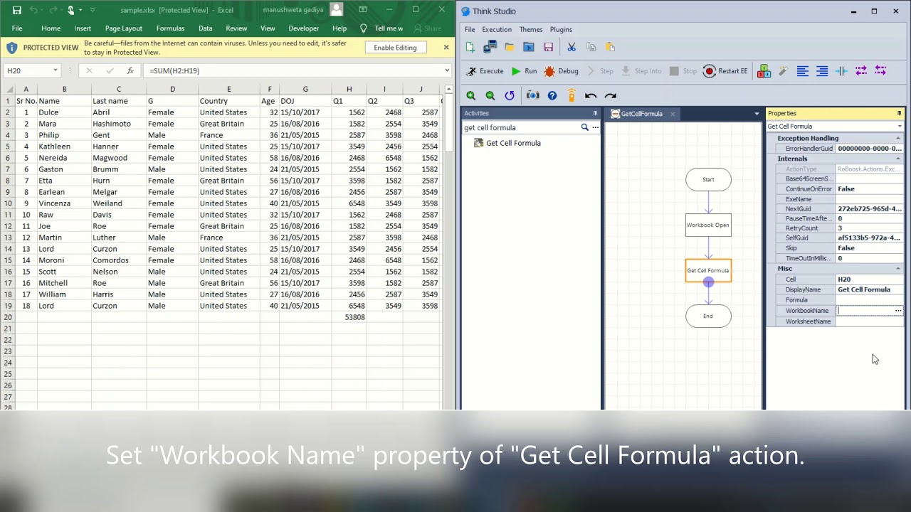 ThinkSense.AI - Get Cell Formula