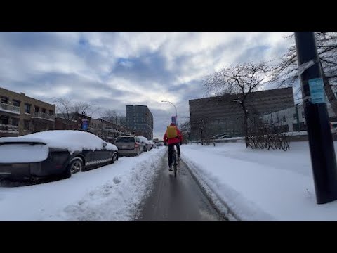 Winter Cycling in Montreal (2024-01-08)