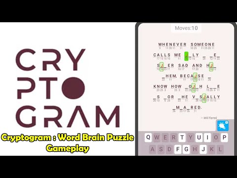 Cryptogram : Word Brain Puzzle Game Gameplay