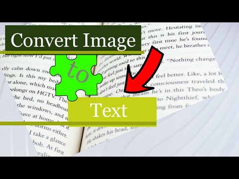 Convert Image to Text | How to Convert Image to Text