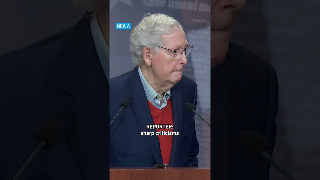 Mitch McConnell responds to criticism written about Trump