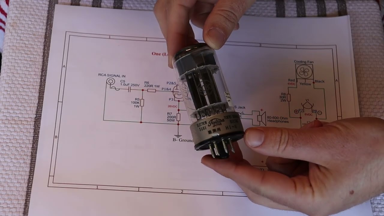 Tube Lab #234 - OTL Kit Headphone Power Amp Schematic