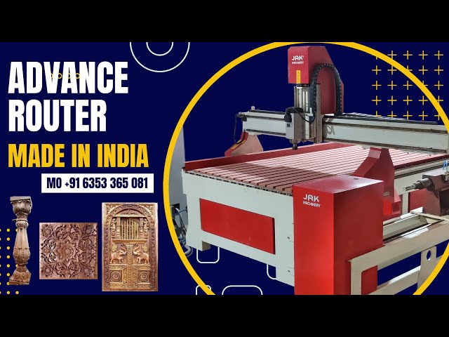 CNC Wood Router with Rotary - Cnc Router Machine Manufacturer from Surat