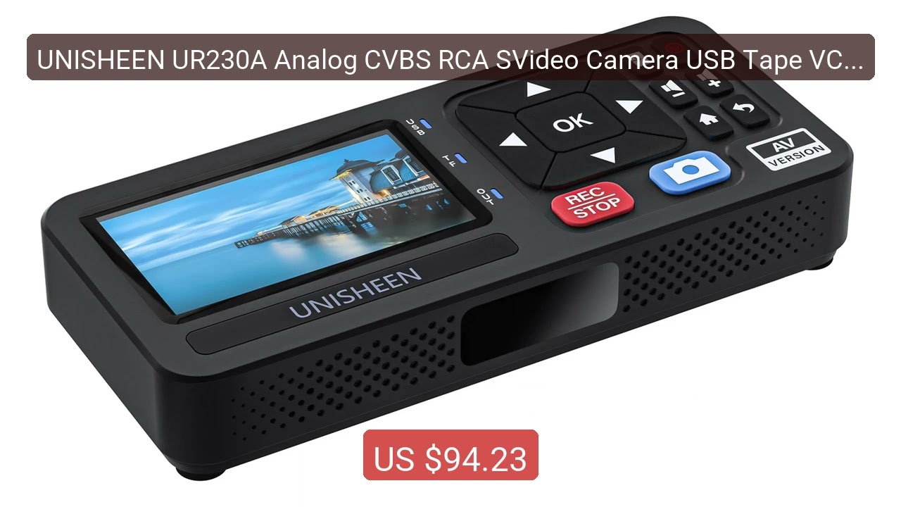 UNISHEEN UR230A Analog CVBS RCA SVideo Camera USB Tape VCR VHS... — Hot Deal 2026 | Limited Offer!