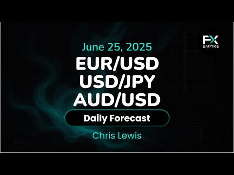 EUR/USD, USD/JPY, AUD/USD Price Forecast Today: Euro, Yen, Dollar Technical Analysis (June 25)