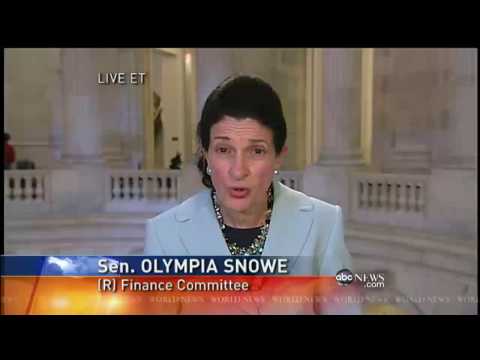 Sen. Snowe Speaks of Critical Vote