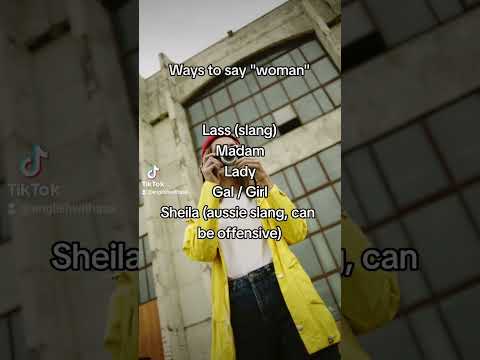 Ways to say "woman" in English #vocabulary #synonyms
