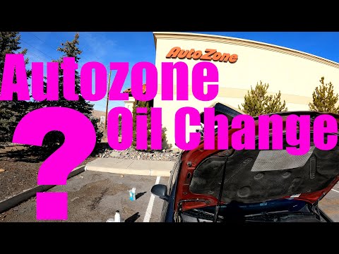 Autozone does the best oil changes.