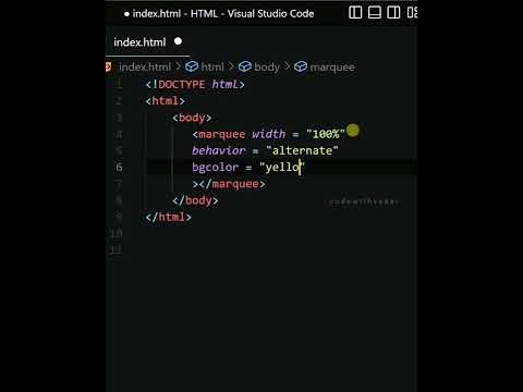 marquee tags in html | html | html tags #html